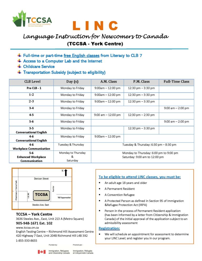LINC – York Centre – TCCSA